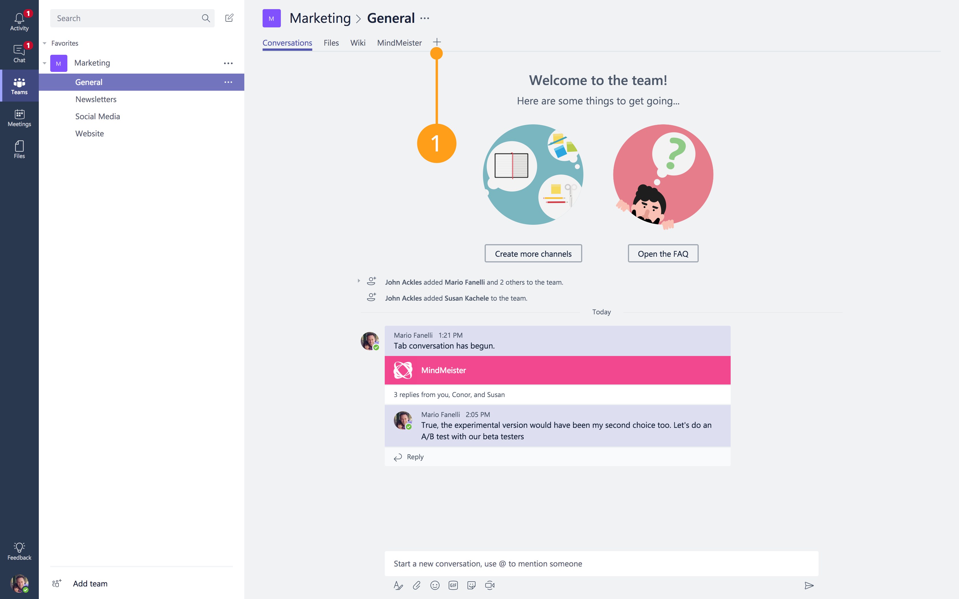Microsoft Teams Integration – MindMeister Help